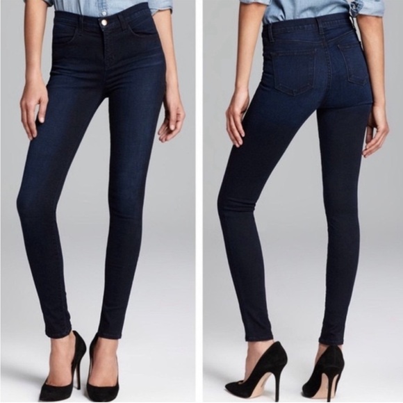 J Brand | Jeans | J Brand Maria High Rise Skinny Jeans Penrose Dark ...